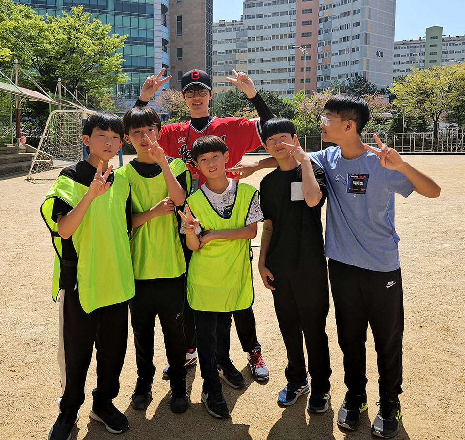 광명시청소년수련관 야구동아리 GM레전드와 함께 최강티볼